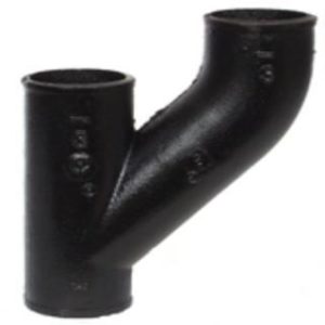 4″ No Hub Cast Iron Upright Wye – Craft Supply