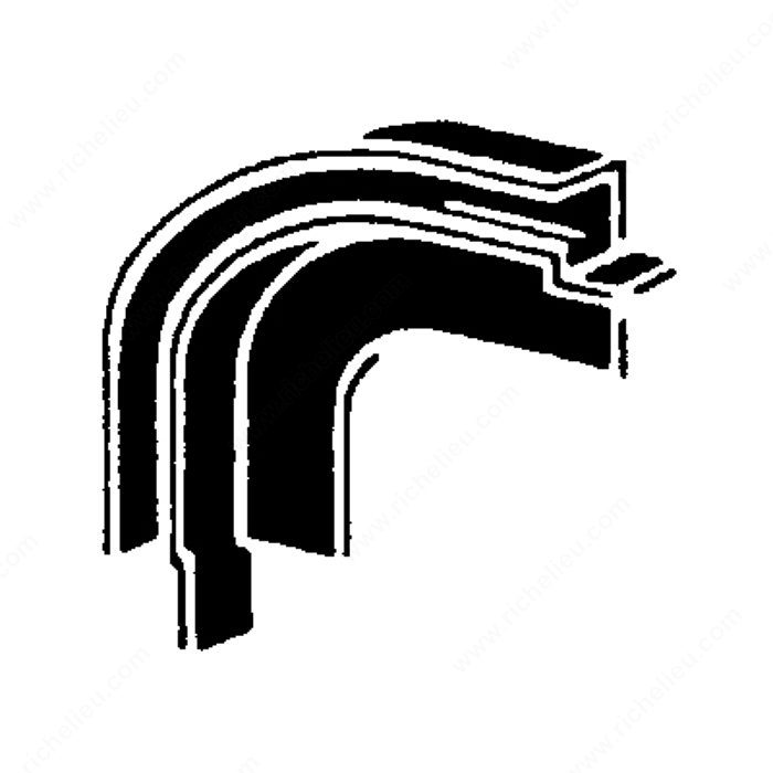 C-51 Corner Track – Flush Mounting Track System – Craft Supply