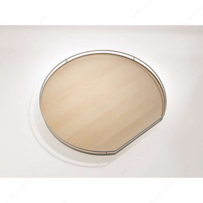 Set of Two D-Shaped Arena Plus Lazy Susan Swiveling Trays – Craft Supply