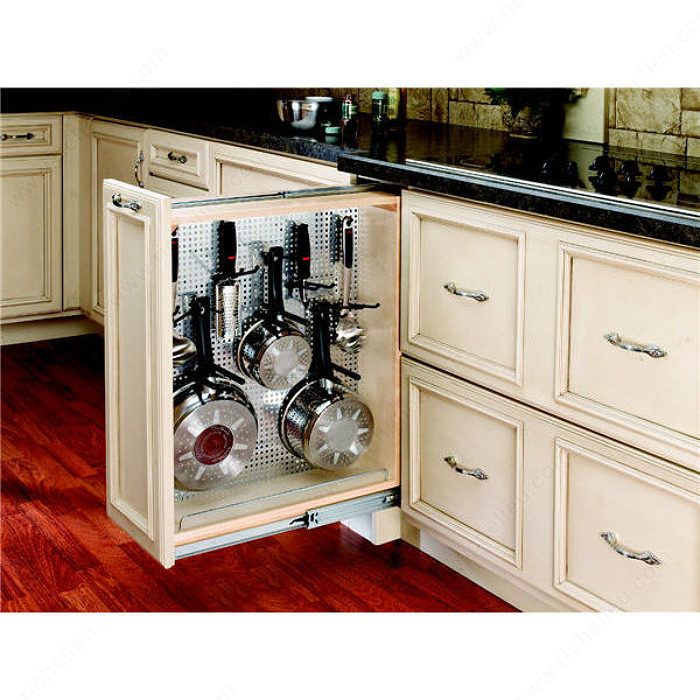 Rev-A-Shelf Pull-Out Base Filler with Stainless Steel Panel – Craft Supply