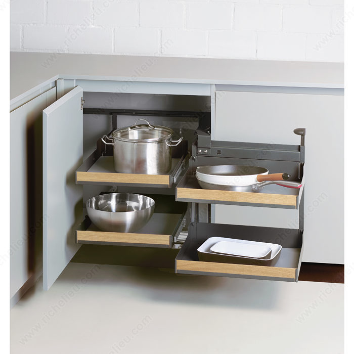 Magic Corner II Set for 394 mm (15-33/64″) Opening – Anthracite – Craft ...