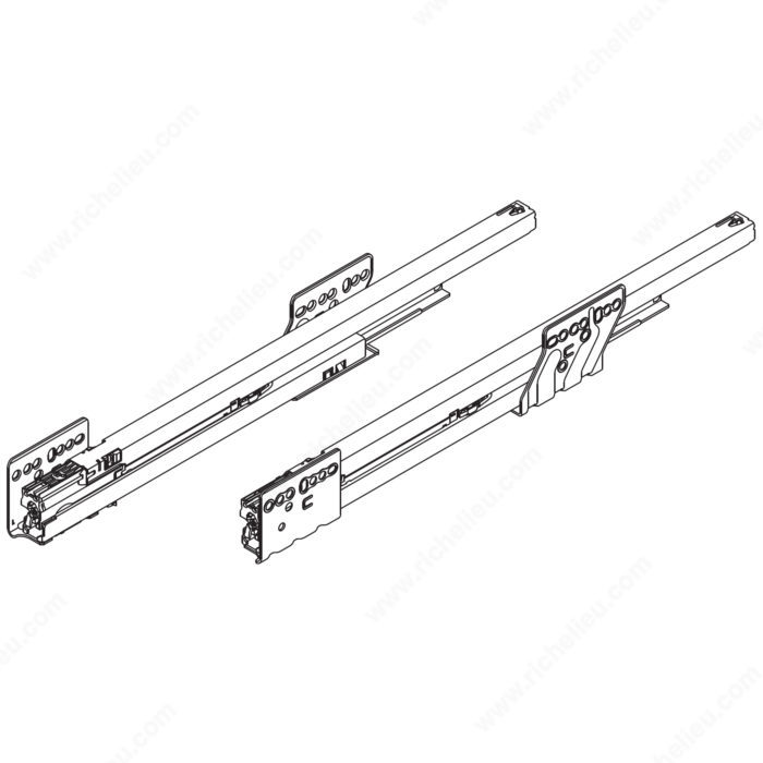 Nova Pro Full Extension Concealed Slide with Soft-Close – Craft Supply