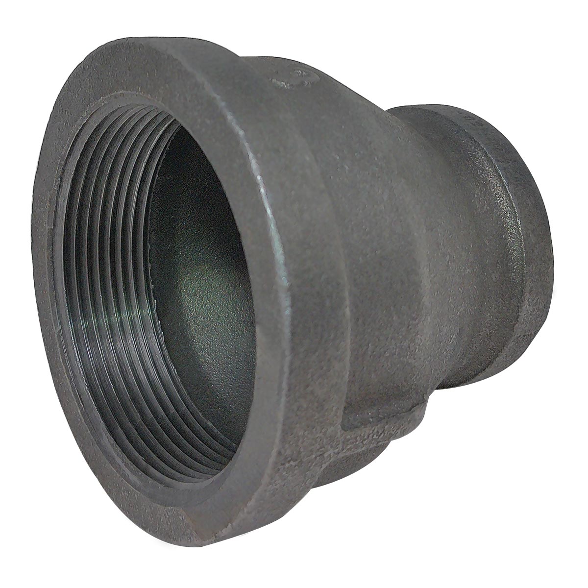 1″ x 1/2″ Black Cast Iron Steam Coupling (Imported) – Craft Supply