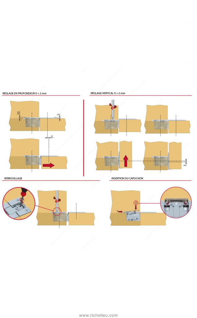 Hinge for Lift-Up or Downward Kimana Panels – Craft Supply