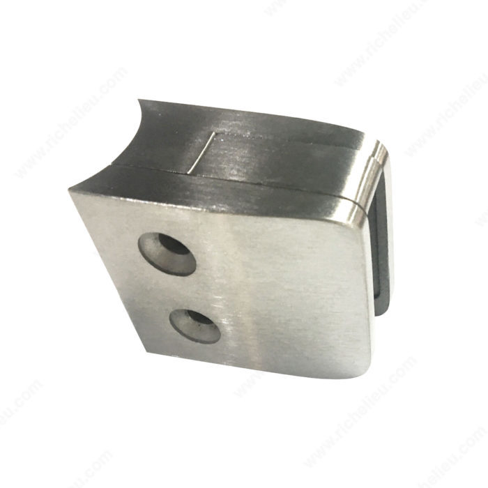 Square Glass Clamp – Round Post Mount – Model 505 – Craft Supply