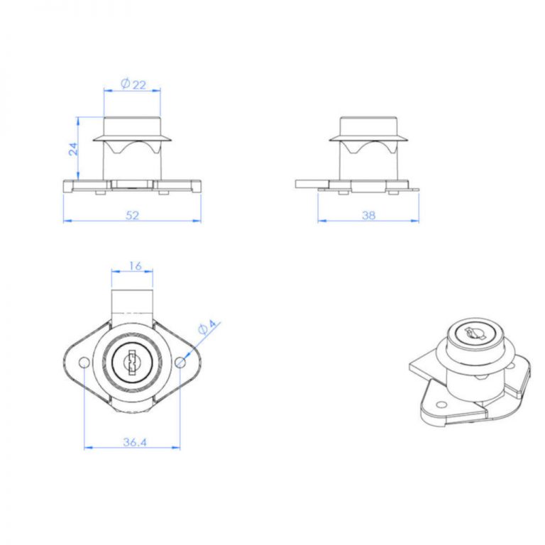 Mini Gang Lock – Craft Supply