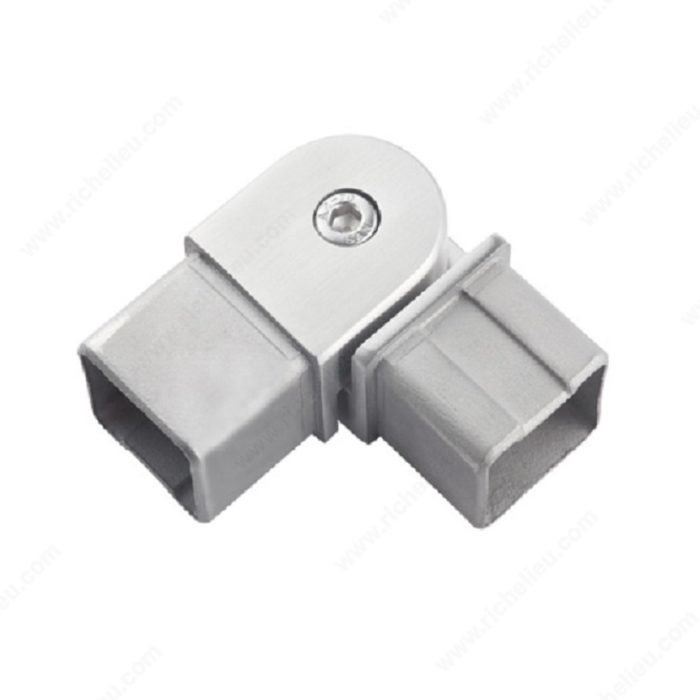 Adjustable Flush Angle (0° to 90°) Connectors for Square Handrail ...