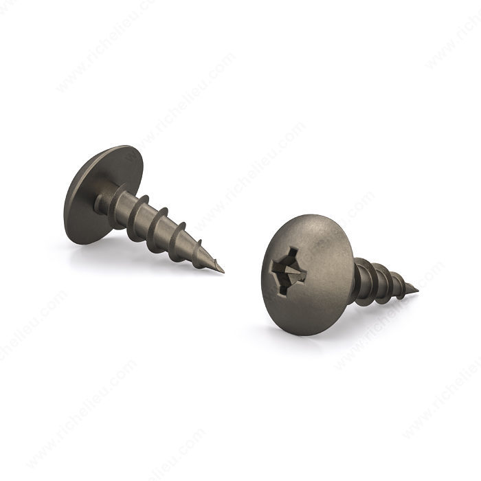 Plain Wood Screw, Truss Head, Quadrex Drive, Coarse Thread, Regular ...