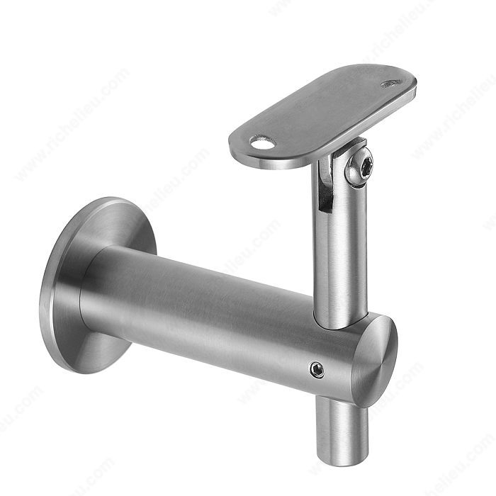 Handrail Bracket with Flat Saddle and Adjustable Height and Angle ...