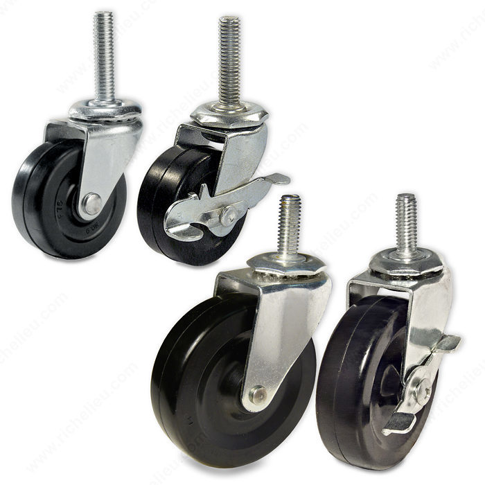 Multipurpose Furniture Caster – With Threaded Stem – Craft Supply
