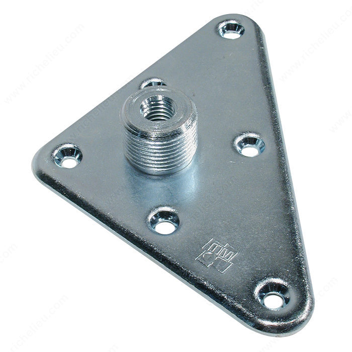 Metal Mounting Plate for Furniture Leg. – Craft Supply