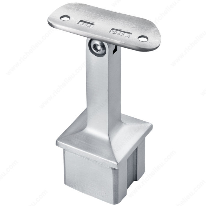 Square Post Mount Tubular Angle-Adjustable Handrail Brackets – Craft Supply