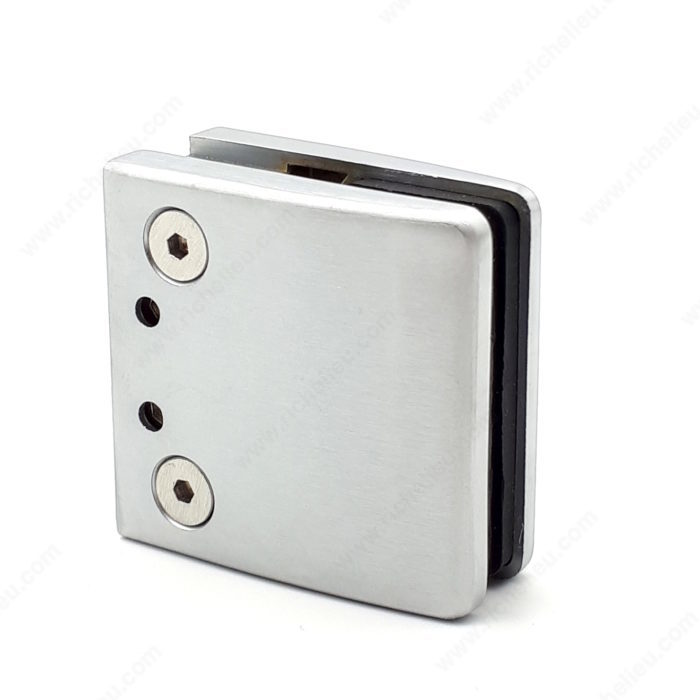 Adjustable Tapered Square Glass Clamp for Flat Mounting – Made of Zinc ...
