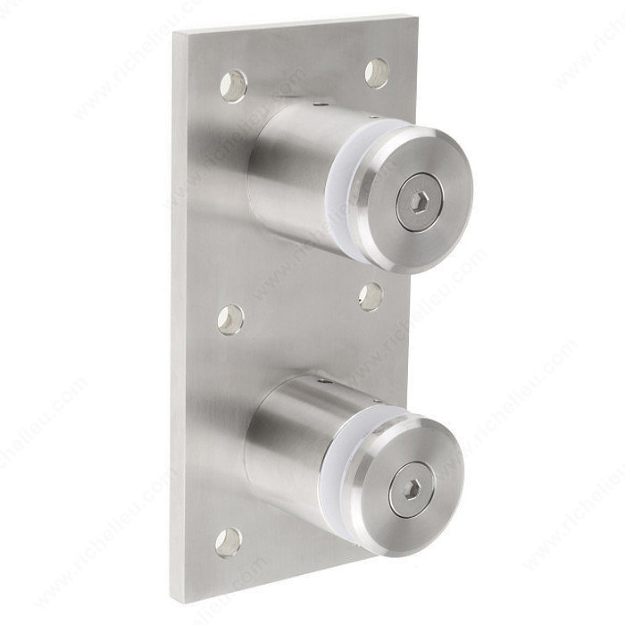 Round Double-Point Support System for Glass Railing – Craft Supply