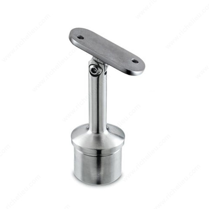 Post Mount Flat-Bottom Angle-Adjustable Handrail Bracket – Craft Supply