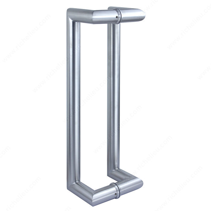 Offset Round Tubular Handle with Decorative Ring and 90° Corners ...
