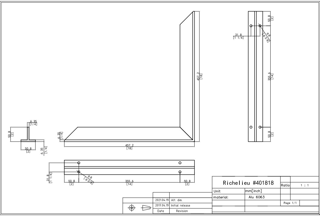 K-R650 Kolossus Heavy-Duty Aluminum Brackets – Craft Supply