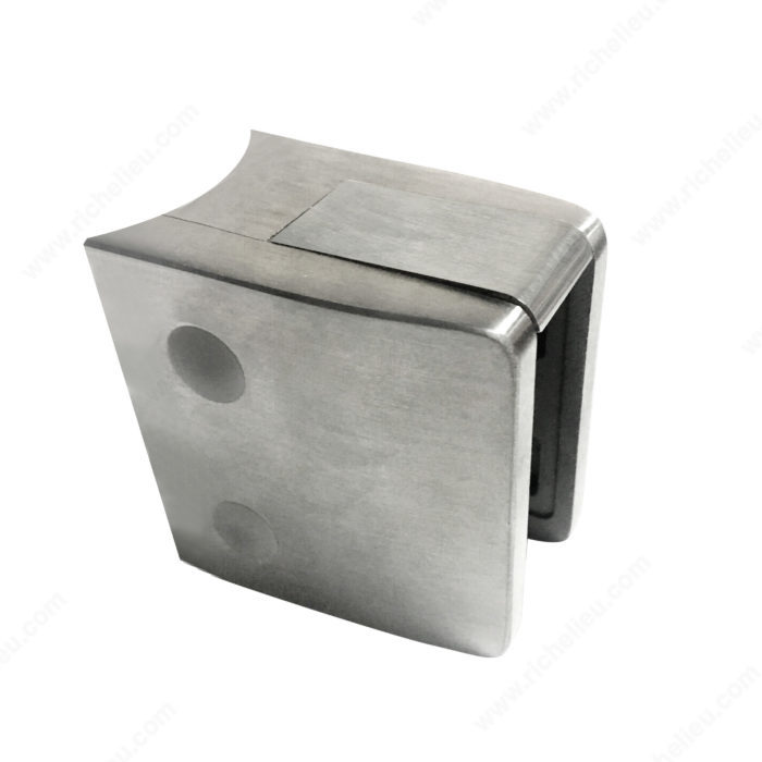 Rectangular Glass Clamp – Round Post Mount – Model 519 – Craft Supply