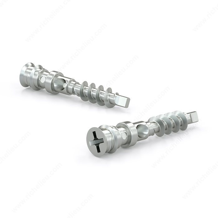 Double locking assembly screw, Confirmat head, Square Drive, Coarse ...