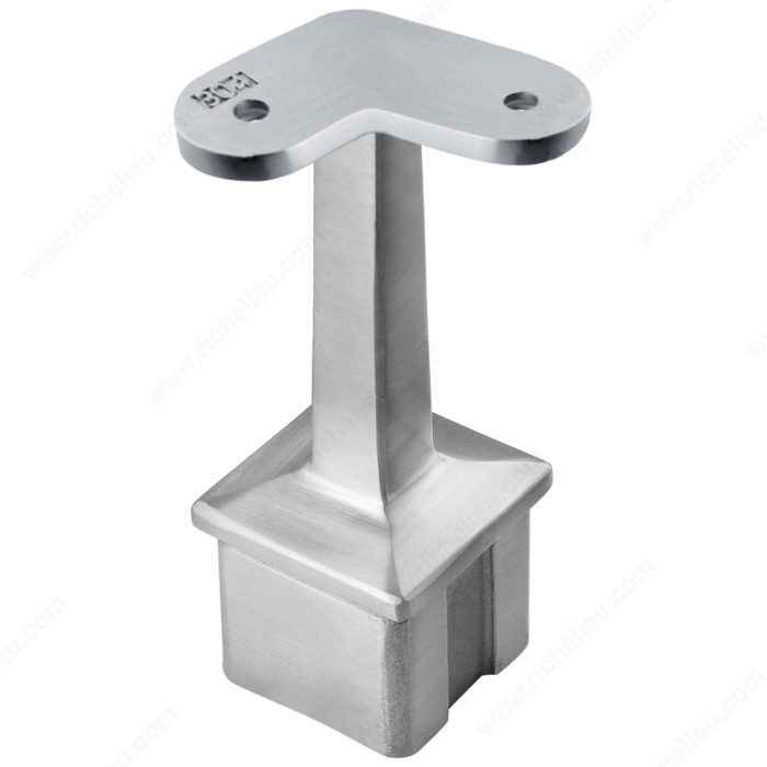 Square Post Mount Flat-Bottom 90° Corner Handrail Brackets – Craft Supply