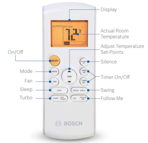 Bosch – 18K BTU Mini Split Air Handler, Wall Mount – Craft Supply
