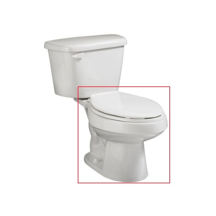 American Standard 1100EL.WHT Chinalux 1.6 gpf 12″ Elongated Toilet Bowl ...