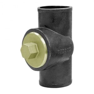6″ No Hub Cast Iron Cleanout Tee With Plug – Craft Supply