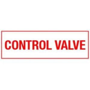 Control Valve Warning Sign – Craft Supply