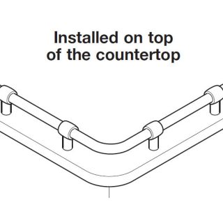 Hafele Countertop Railing System of Stainless Steel – Craft Supply